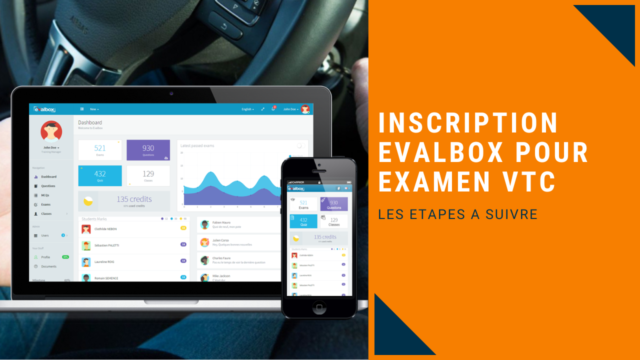 Examen VTC : Comment s'inscrire sur Evalbox